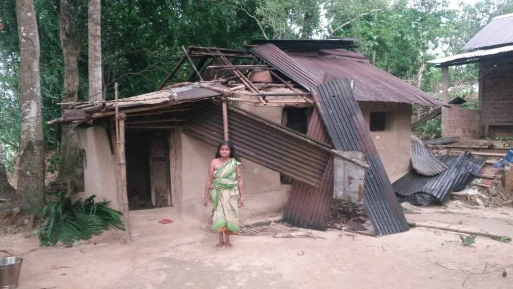 Storm leaves many affected in Patharkandi, MLA assures assistance