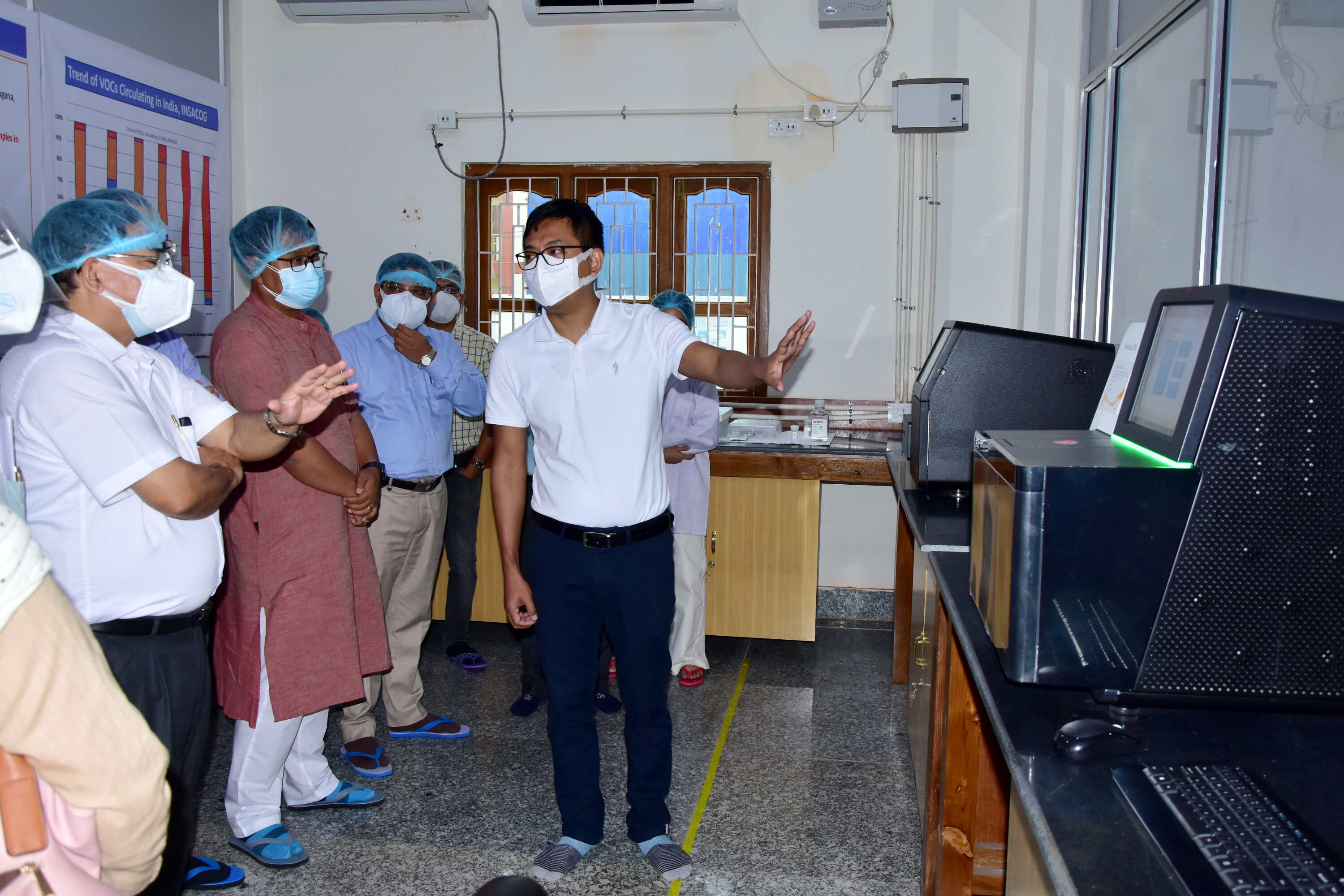 First Genome sequencing lab in Northeast hosts interaction on SARS-CoV-2