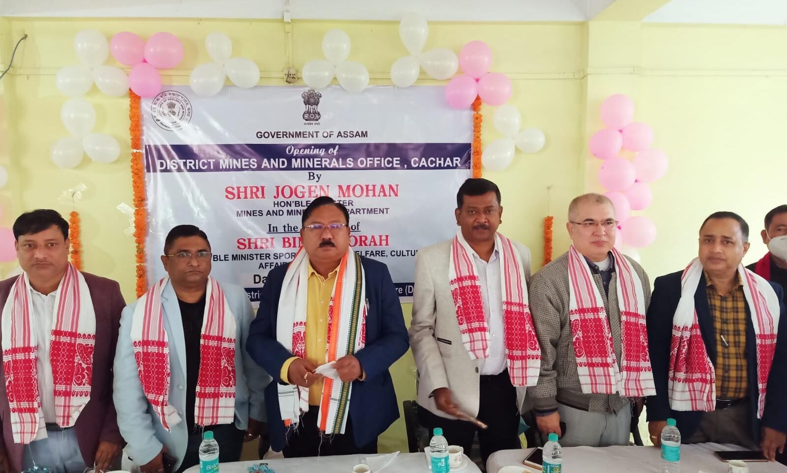 Jogen Mohan inaugurates District Mines and Minerals office in Cachar