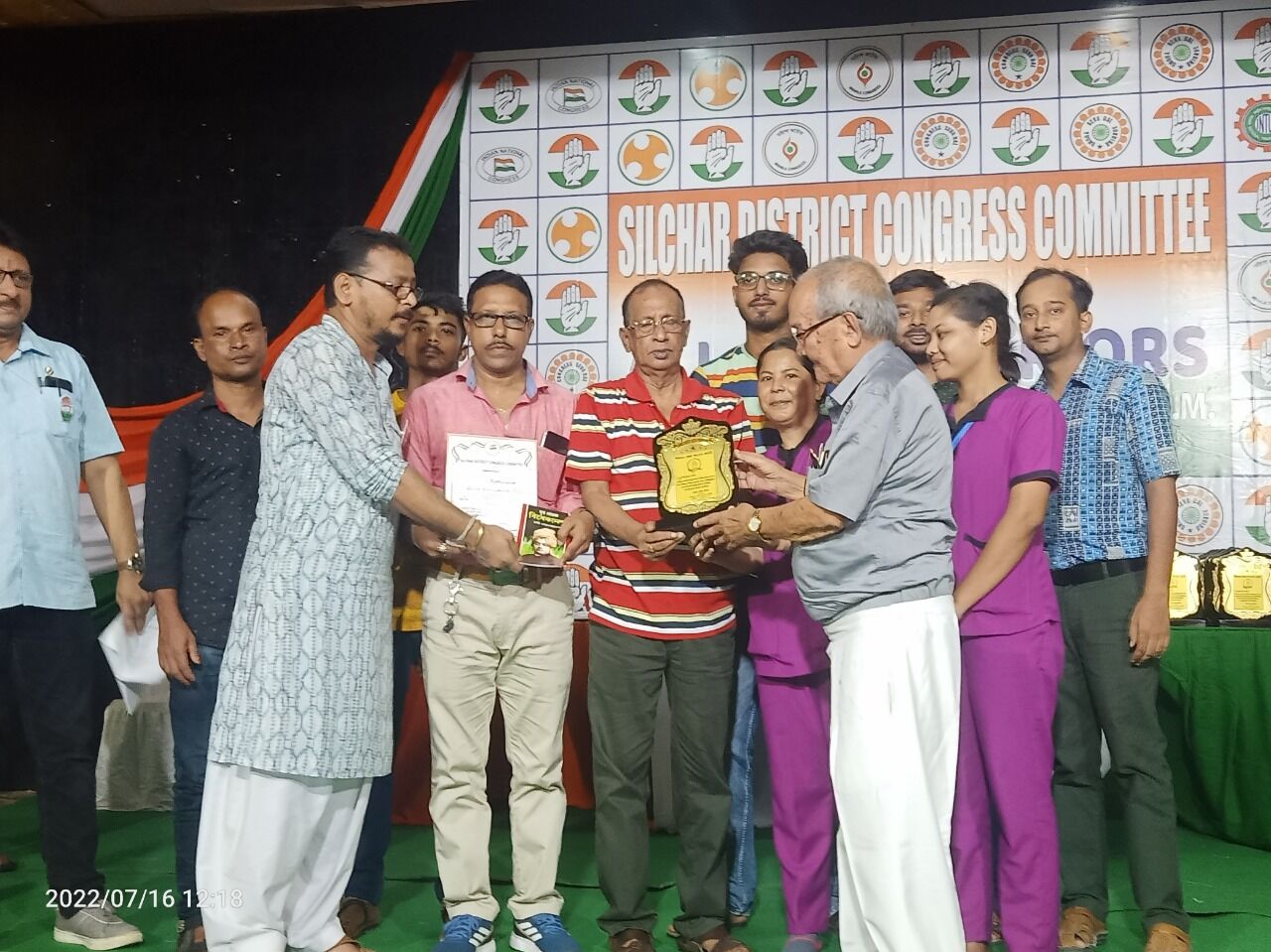 Silchar floods: District Cong honours unsung heroes