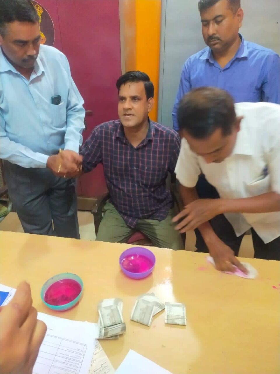 Vigilance and Anti-corruption team arrests Lot Mandal in Karimganj