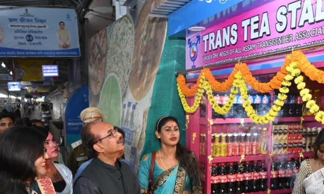In a first, transgender tea stall opened in Guwahati railway station