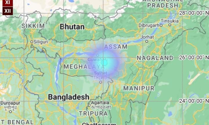 Earthquake of magnitude 3.0 hits Meghalaya