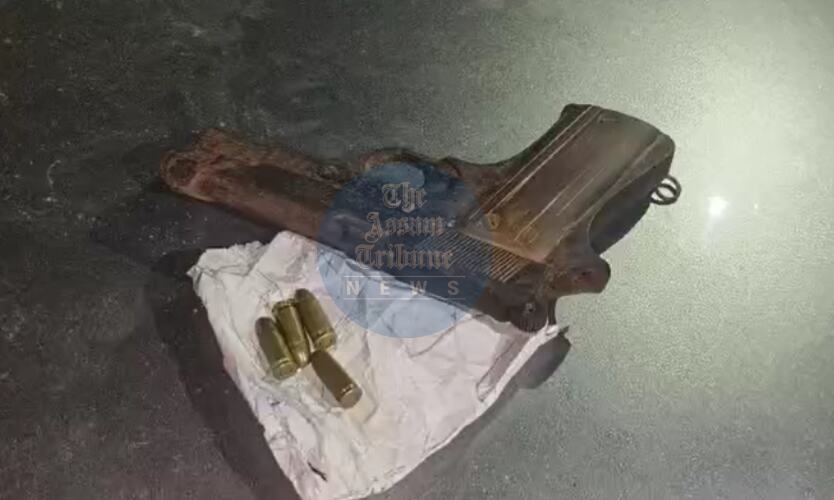 Assam: Chapar Police apprehend youth with firearm and ammunition