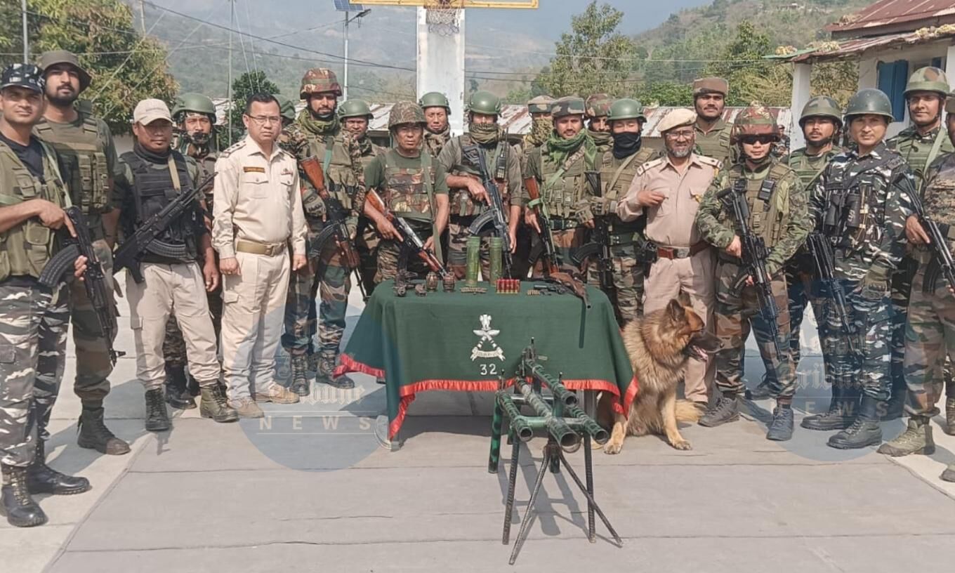 Highly sophisticated weapons including Improvised Mortar recovered in ...