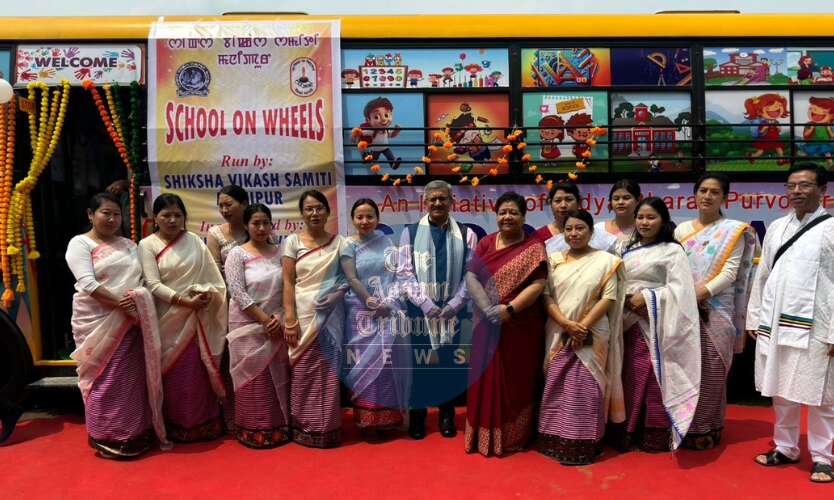 Governor inaugurates "School on Wheels" initiative to support displaced ...