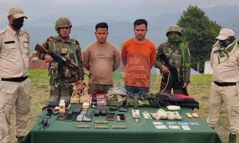 Security forces held two UNLF(K) cadre in Manipur