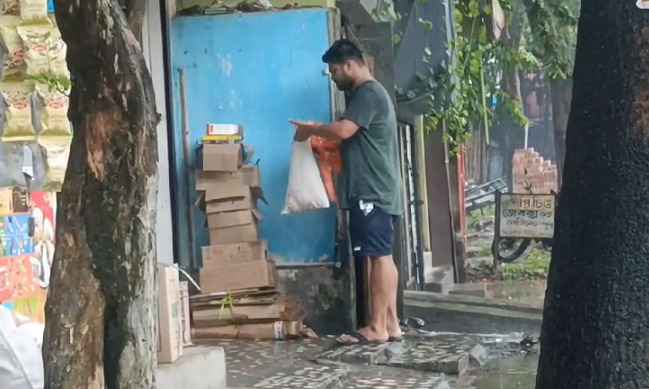 A Gesture of Respect: Dhubri youth clears abandoned saffron flags post Ram Navami
