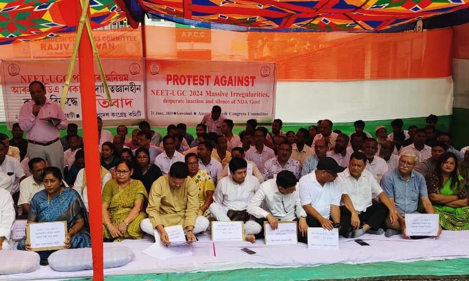 NEET-UG and UGC-NET row: Congress holds nationwide protest