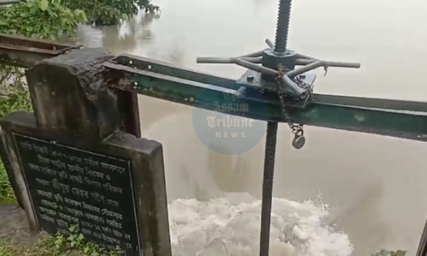 Sluice gate breakage causes severe flooding threat in Jorhat