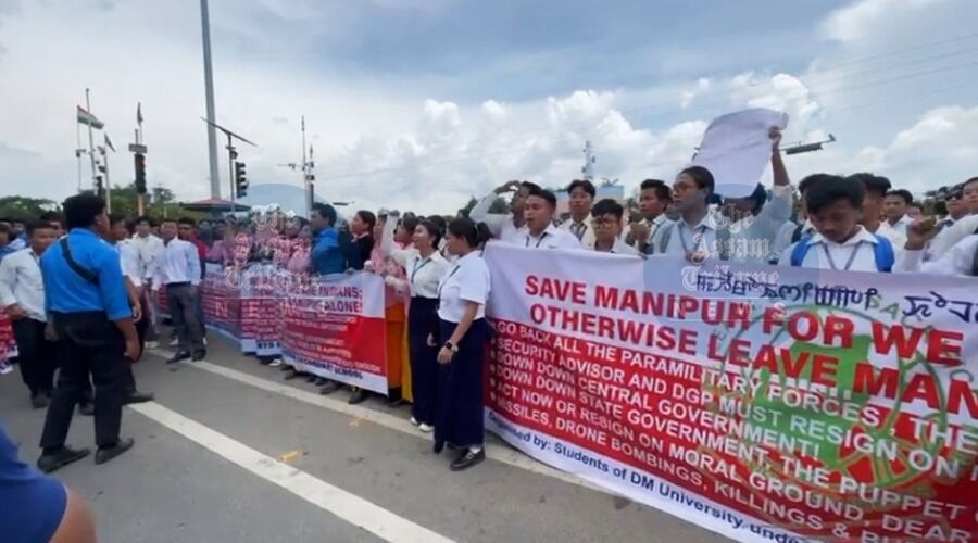 Tensions rise in Manipur as students defy holiday to protest for peace ...