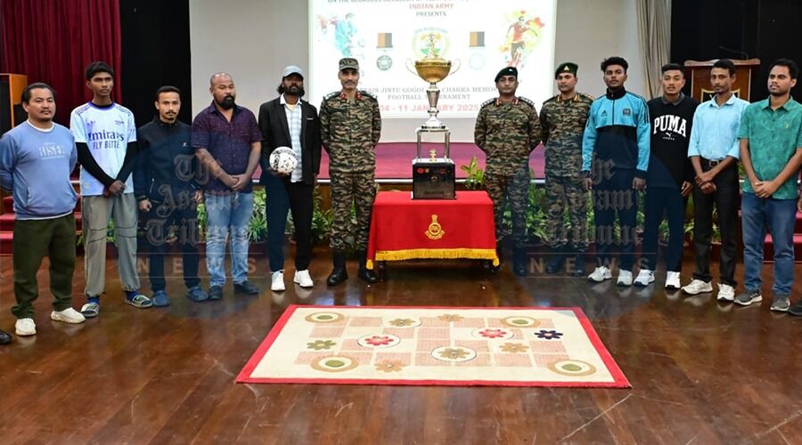 Captain Jintu Gogoi, Vir Chakra Football Tournament begins in Digboi