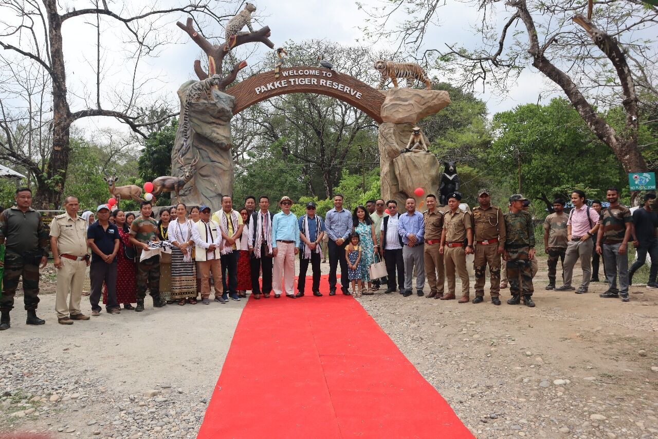Seijosa entry gate of Pakke Tiger Reserve inaugurated, patrolling bikes ...