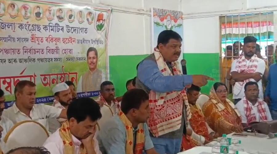 Gaurav Gogoi gives CM sleepless nights, claims MP Rakibul in Dhubri