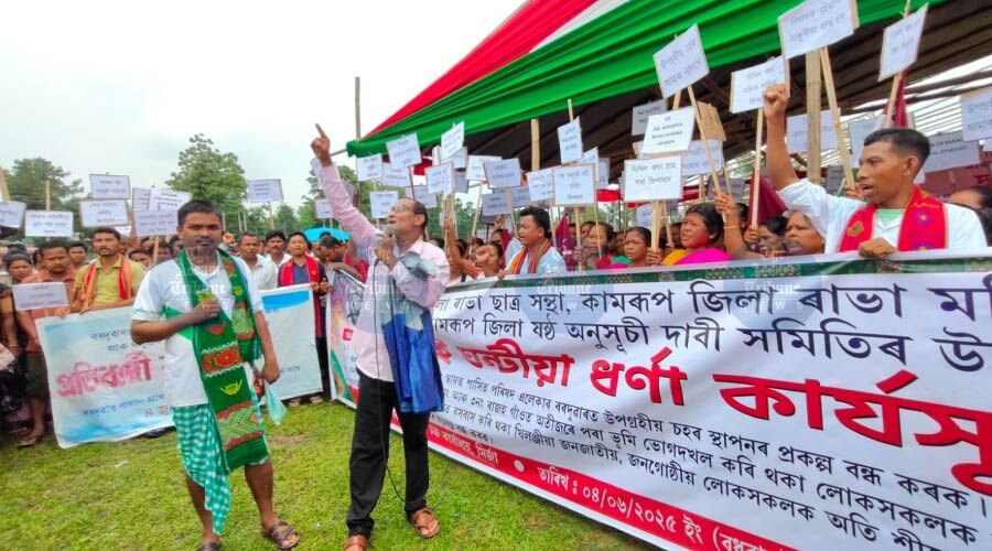 Rabha community opposes proposed satellite township project in Palasbari