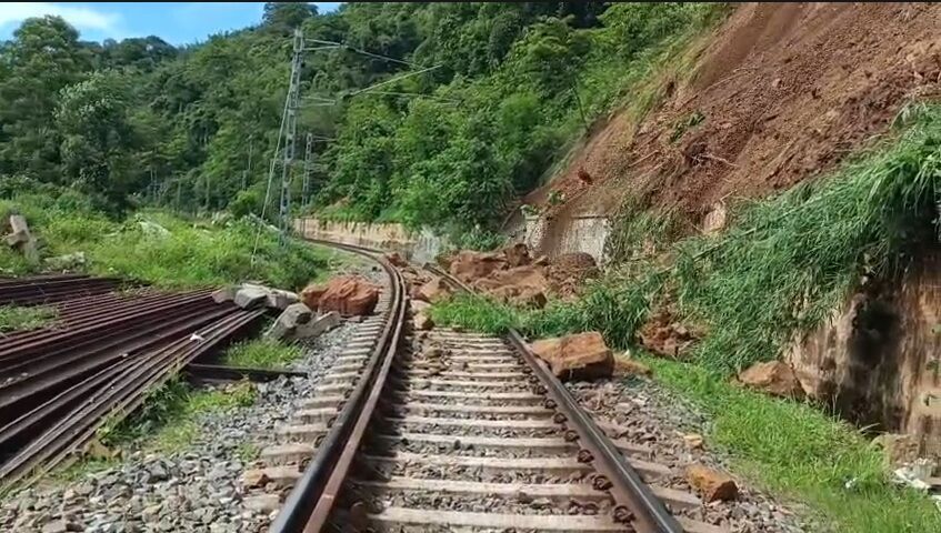Landslide strands multiple trains in Assam’s Dima Hasao, restoration ...