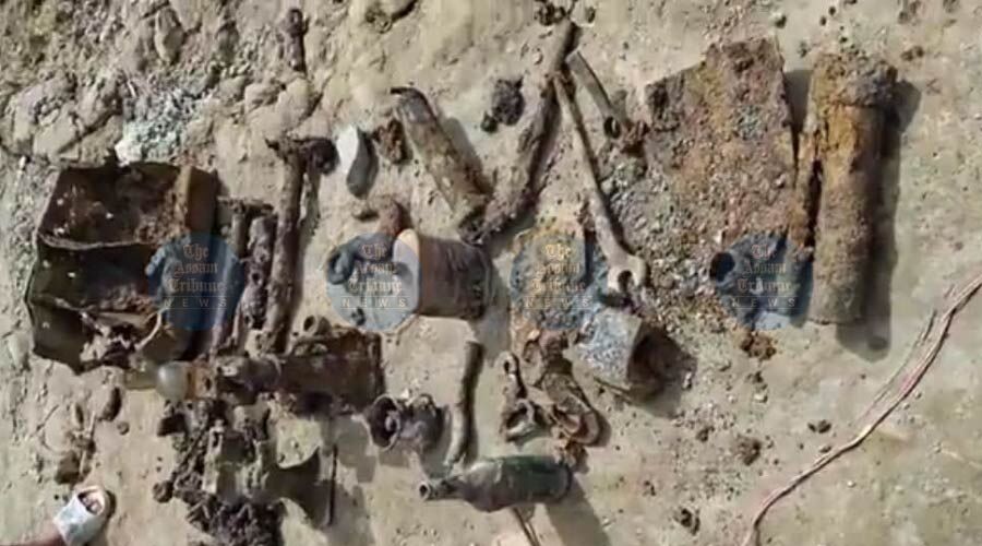 WWII-era relics including rusted shells, grenade unearthed in Manipur’s ...