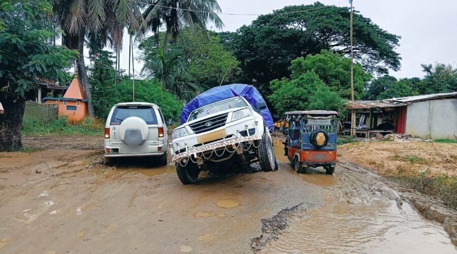 Diphu-Hamren arterial road in West Karbi Anglong crumbles, commuters at ...