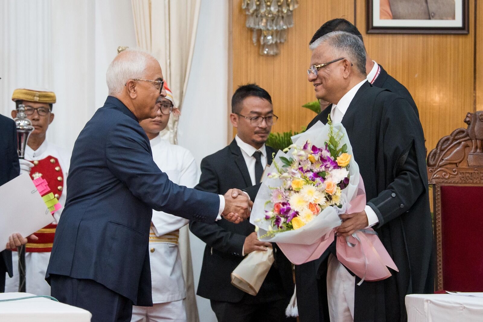 Justice M Sundar sworn in as tenth Chief Justice of Manipur High Court