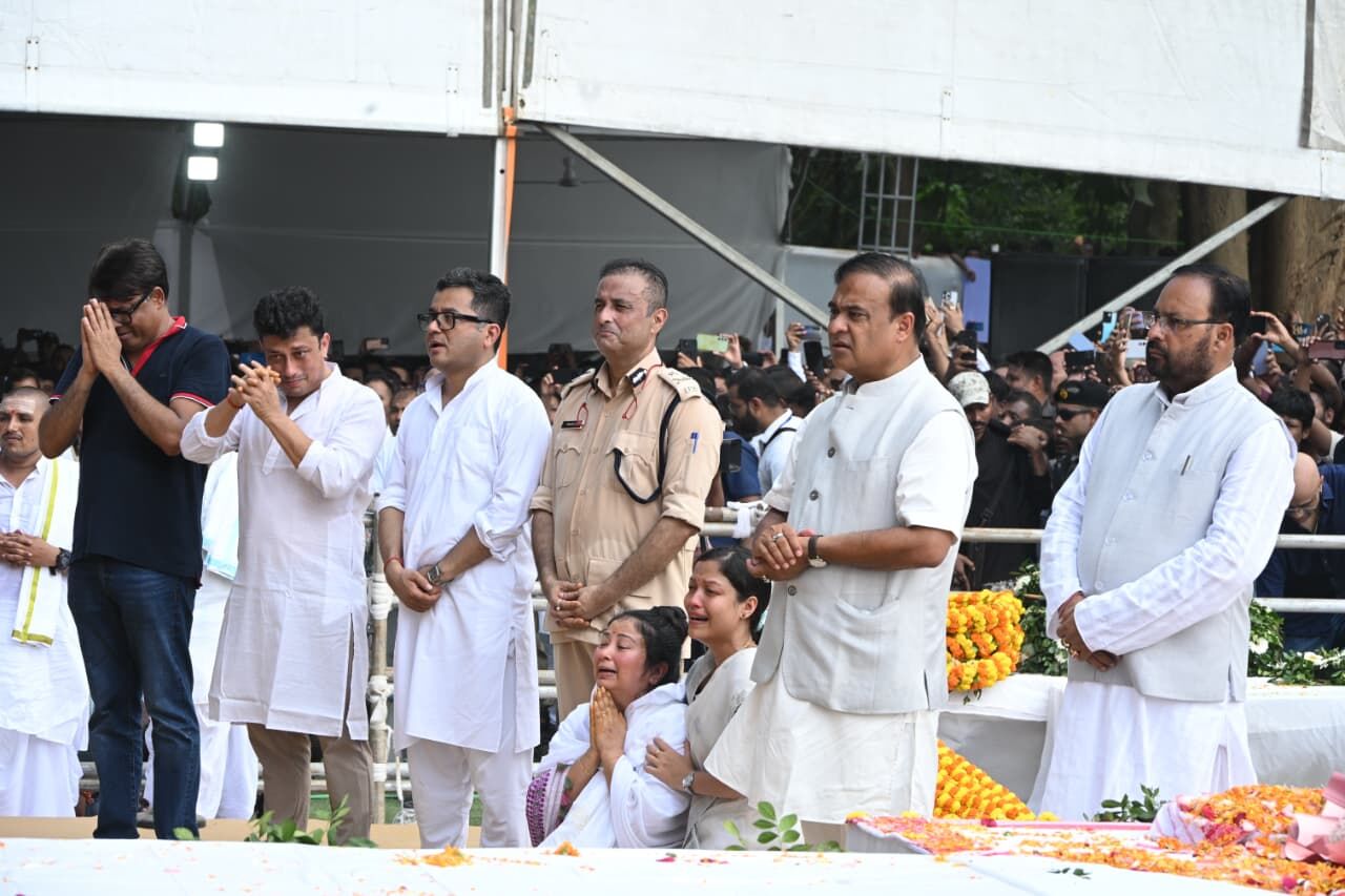 Assam bows in final farewell: Zubeen Garg cremated with full state honours