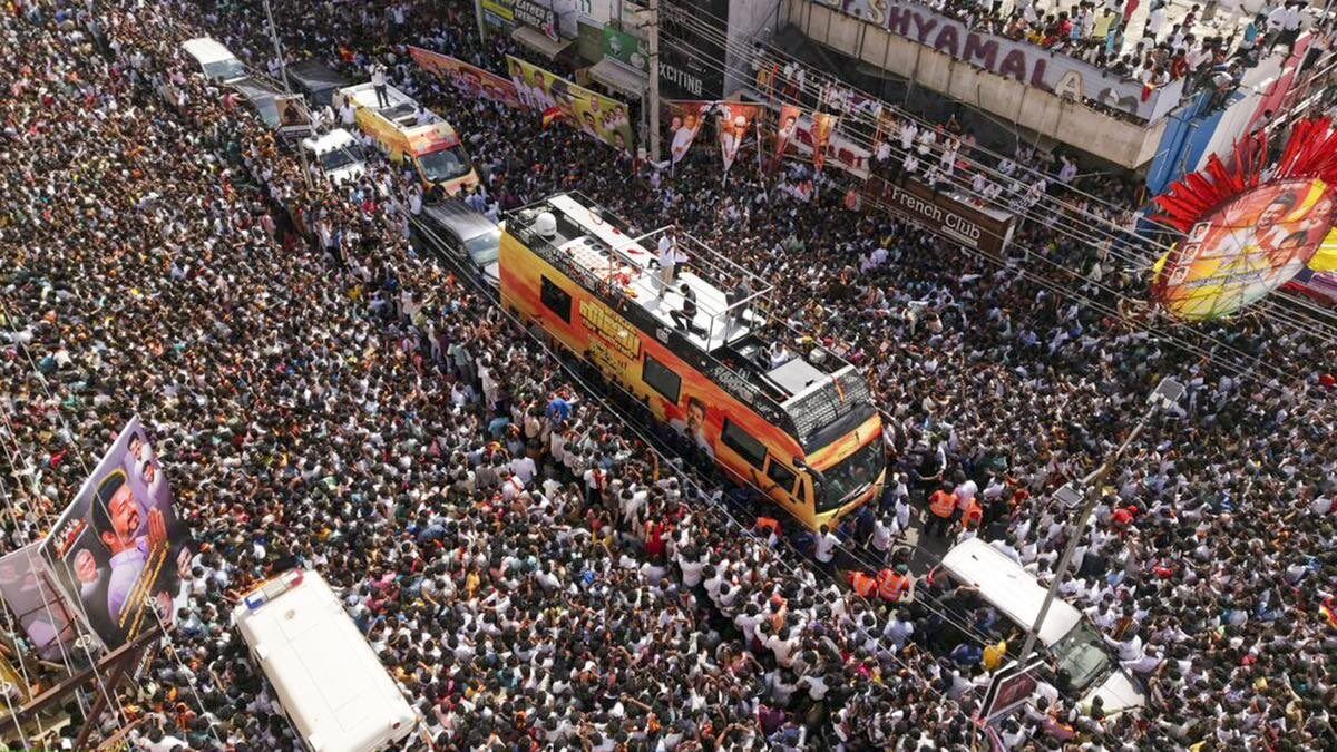 TVK Vijay rally stampede: 39 dead, leaders booked; TN CM orders ...